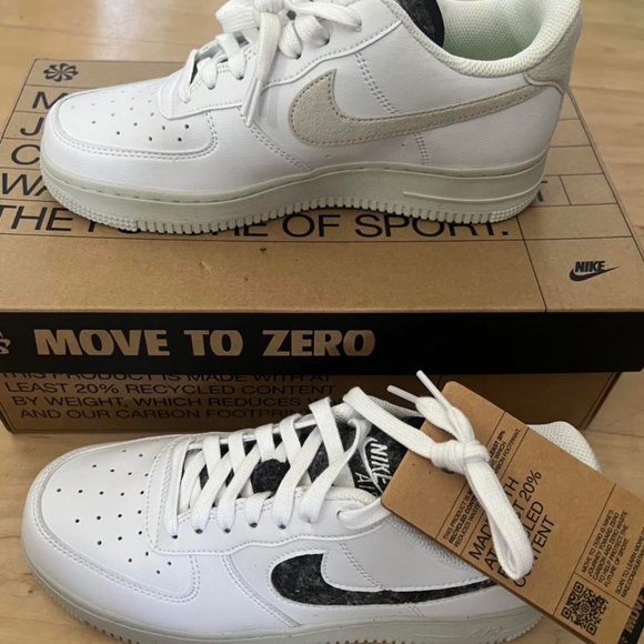 Nike | Shoes | Wmns Nike Air Force 7 Se Recycled Wool Pack White Black ...